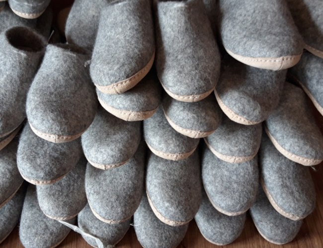 Felt Shoes, Hand made Felt Shoes, Children Shoes, Baby Shoes, Indoor ...